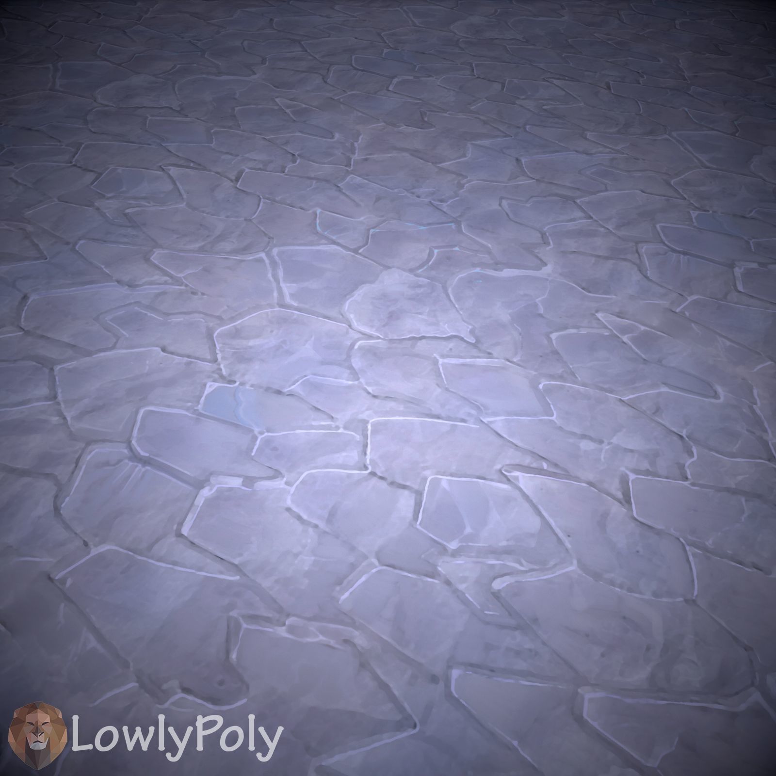 Texture Stylized Snow Vol 20 - Hand Painted Texture Pack VR / AR / low ...