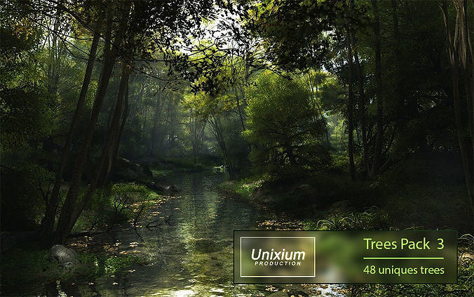 Trees - Pack 2 3D model | CGTrader