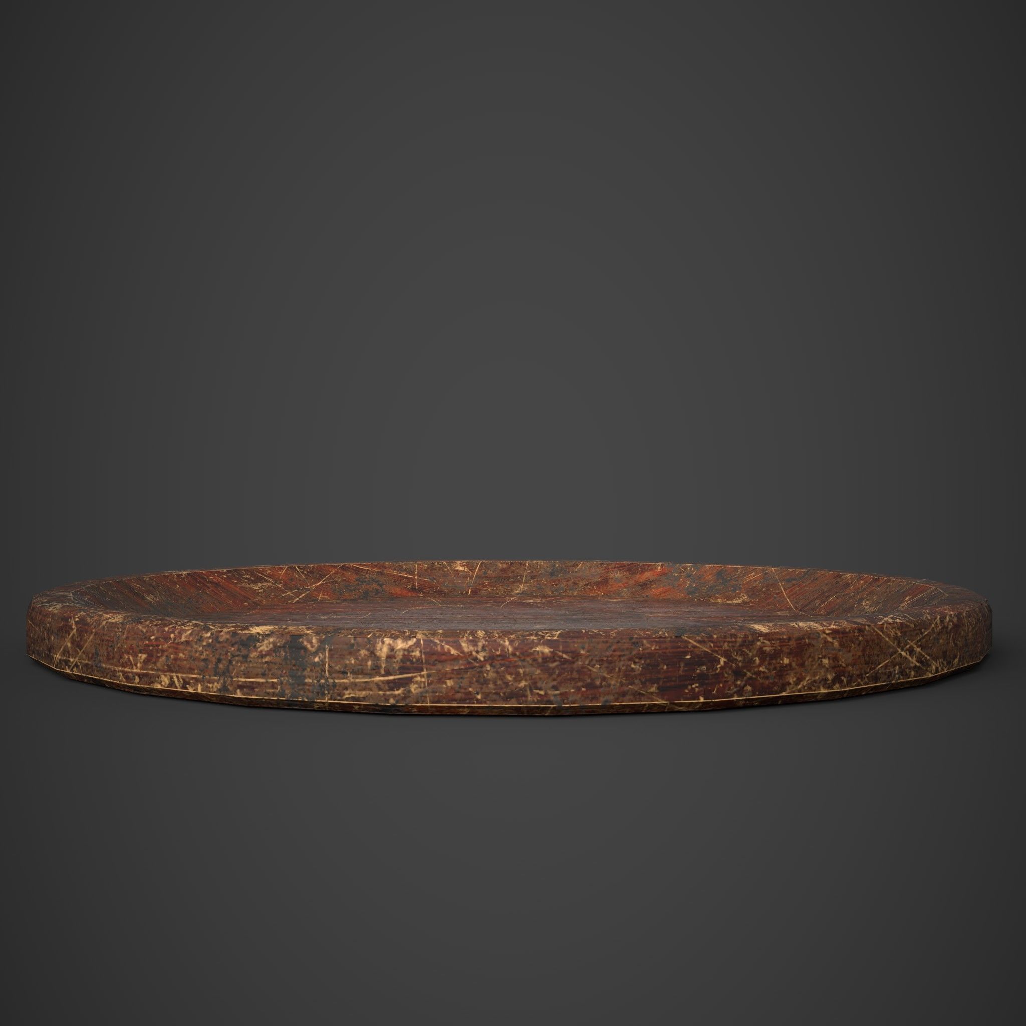 3D model Medieval Tavern Plate VR / AR / low-poly | CGTrader