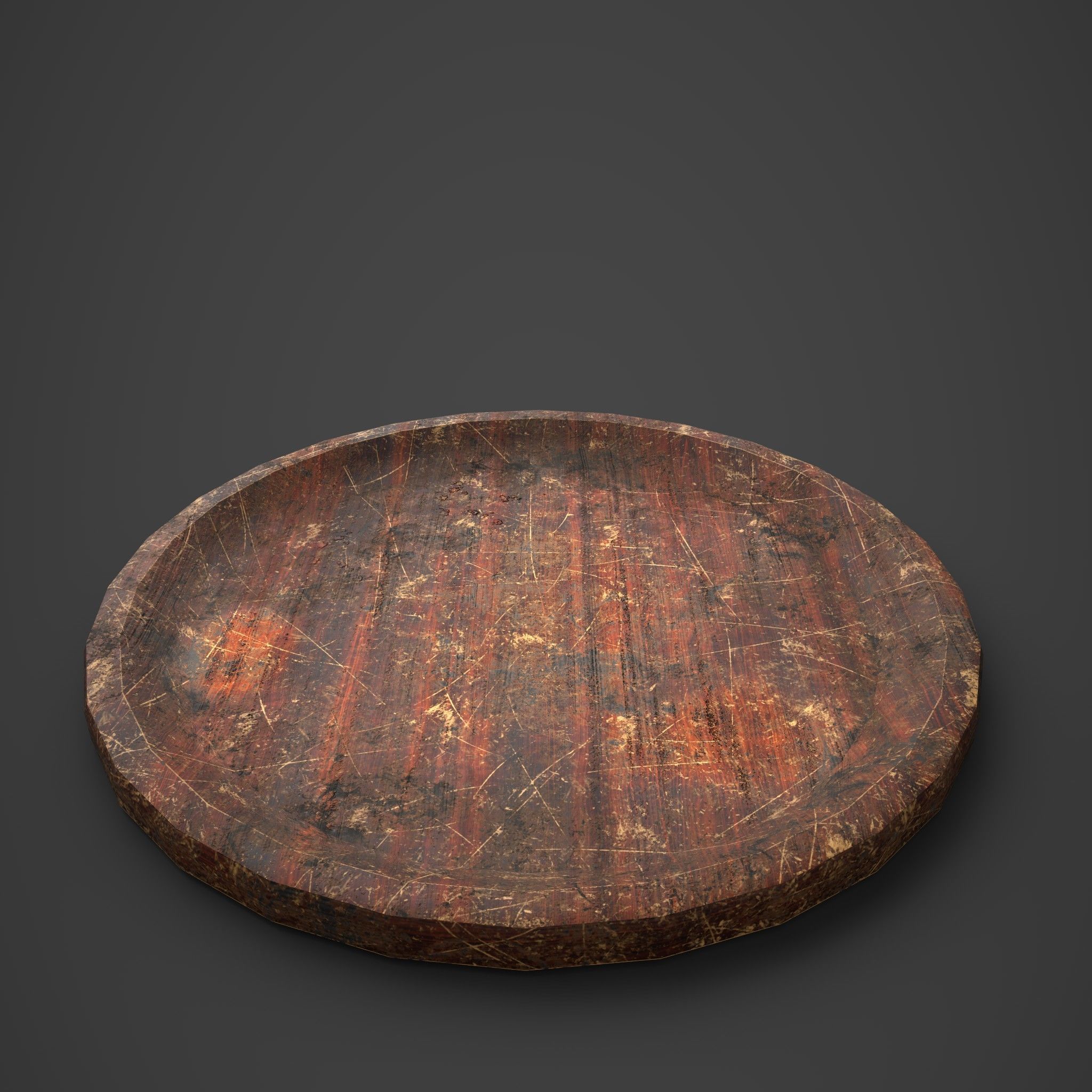 3D model Medieval Tavern Plate VR / AR / low-poly | CGTrader