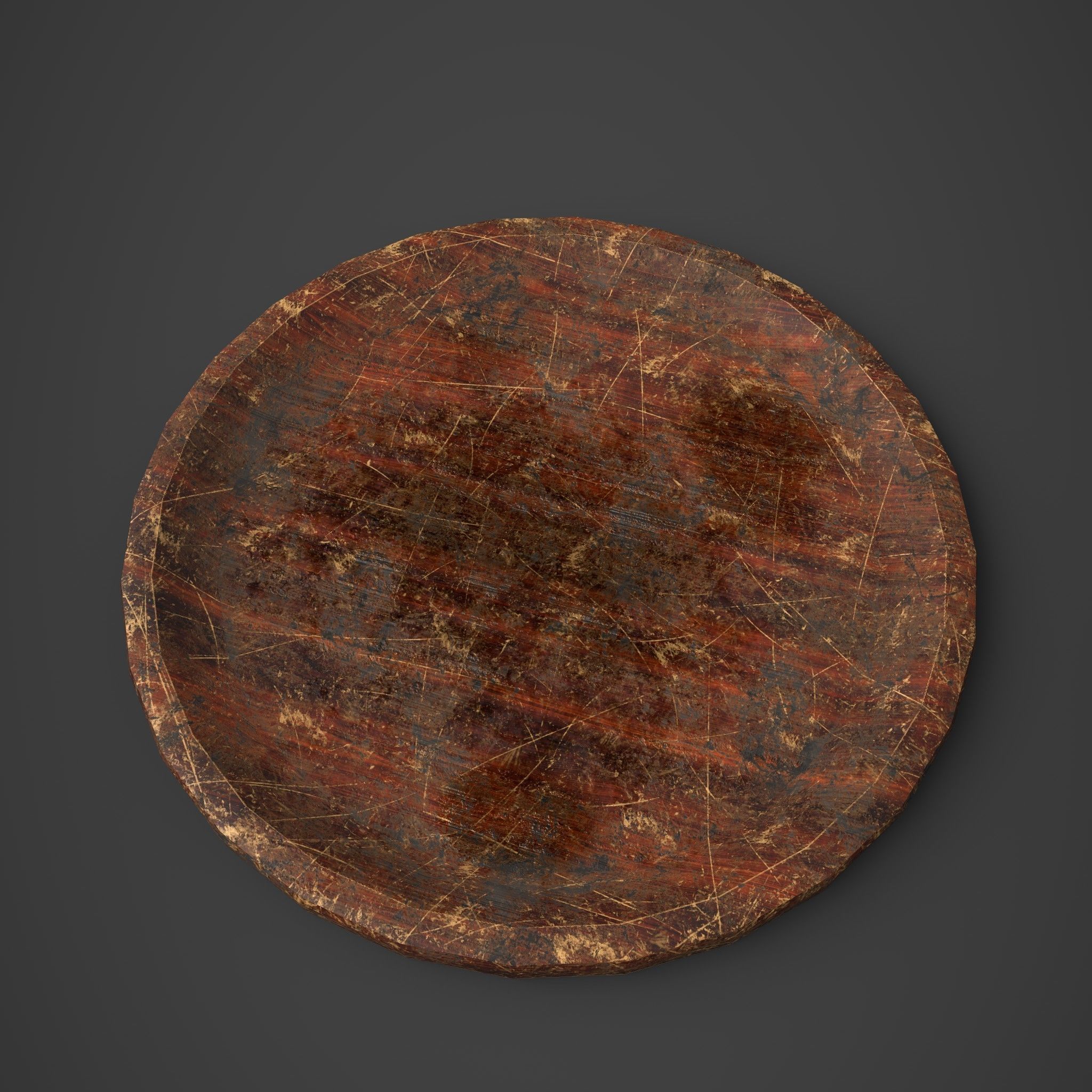 3D model Medieval Tavern Plate VR / AR / low-poly | CGTrader