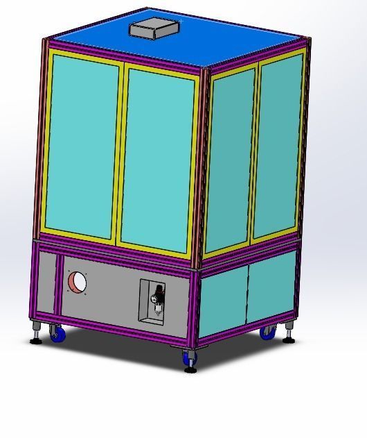 Five axis dispensing machine 3D model animated rigged | CGTrader