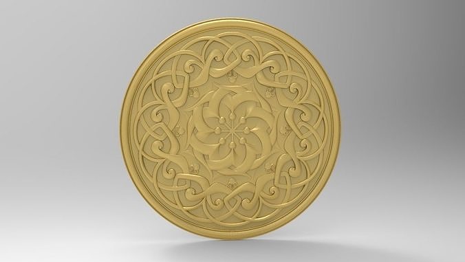 Rosette 3d stl model for cnc 3D model 3D printable | CGTrader