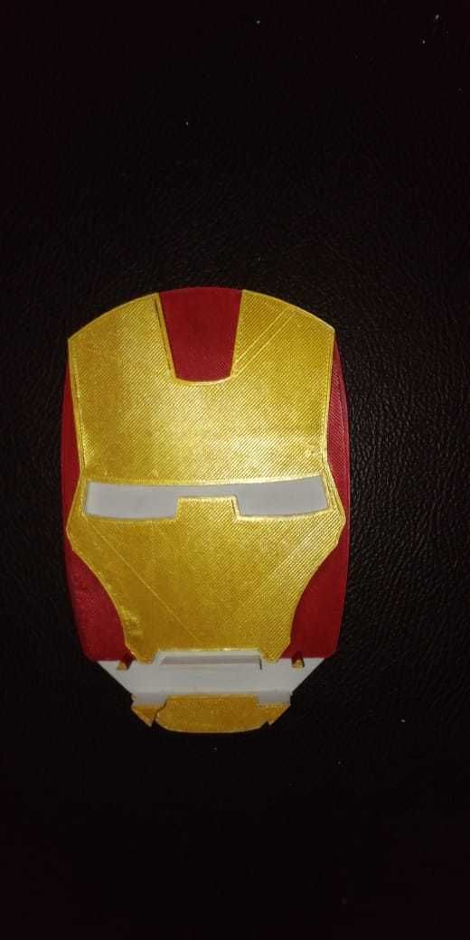 Stand cell phone Iron Man 3D model 3D printable | CGTrader