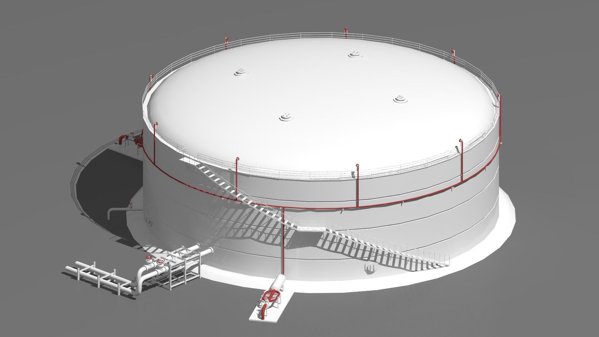 Industrial tanks 3D model | CGTrader