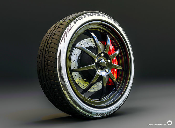 Disk Wheel 3D model | CGTrader