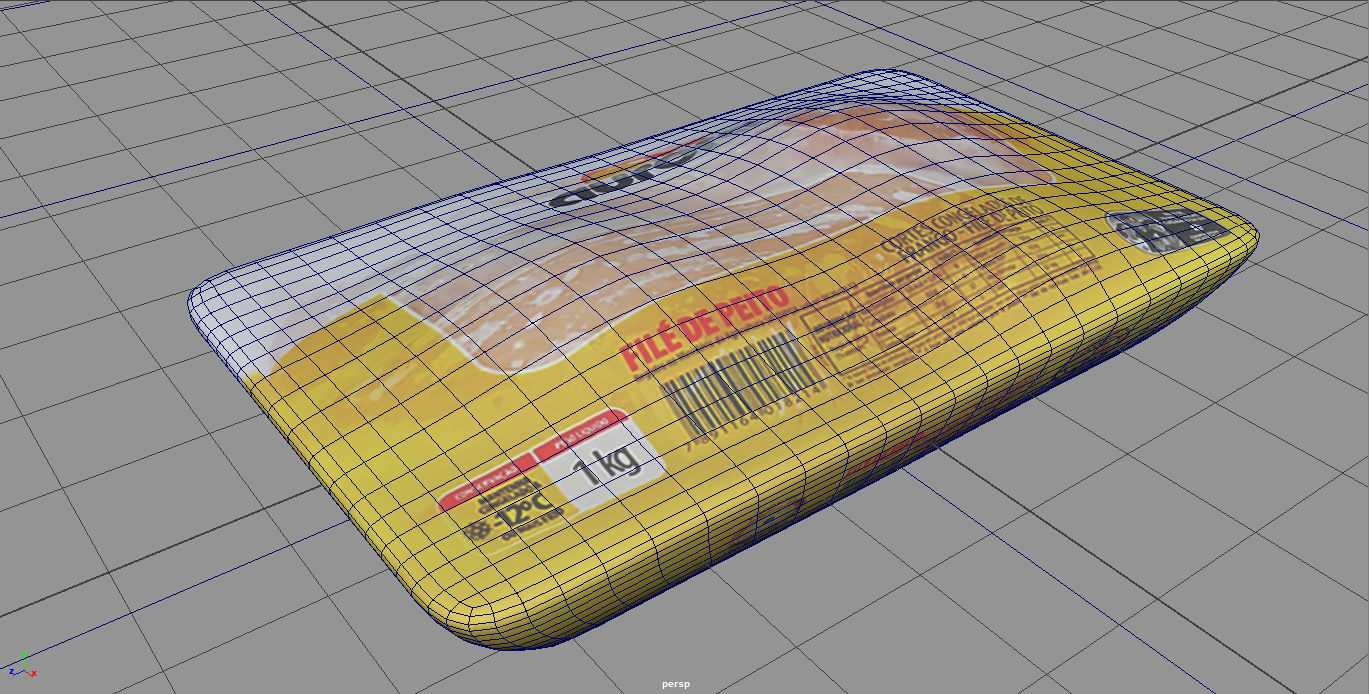 Frozen Chicken Fillet 3D model | CGTrader