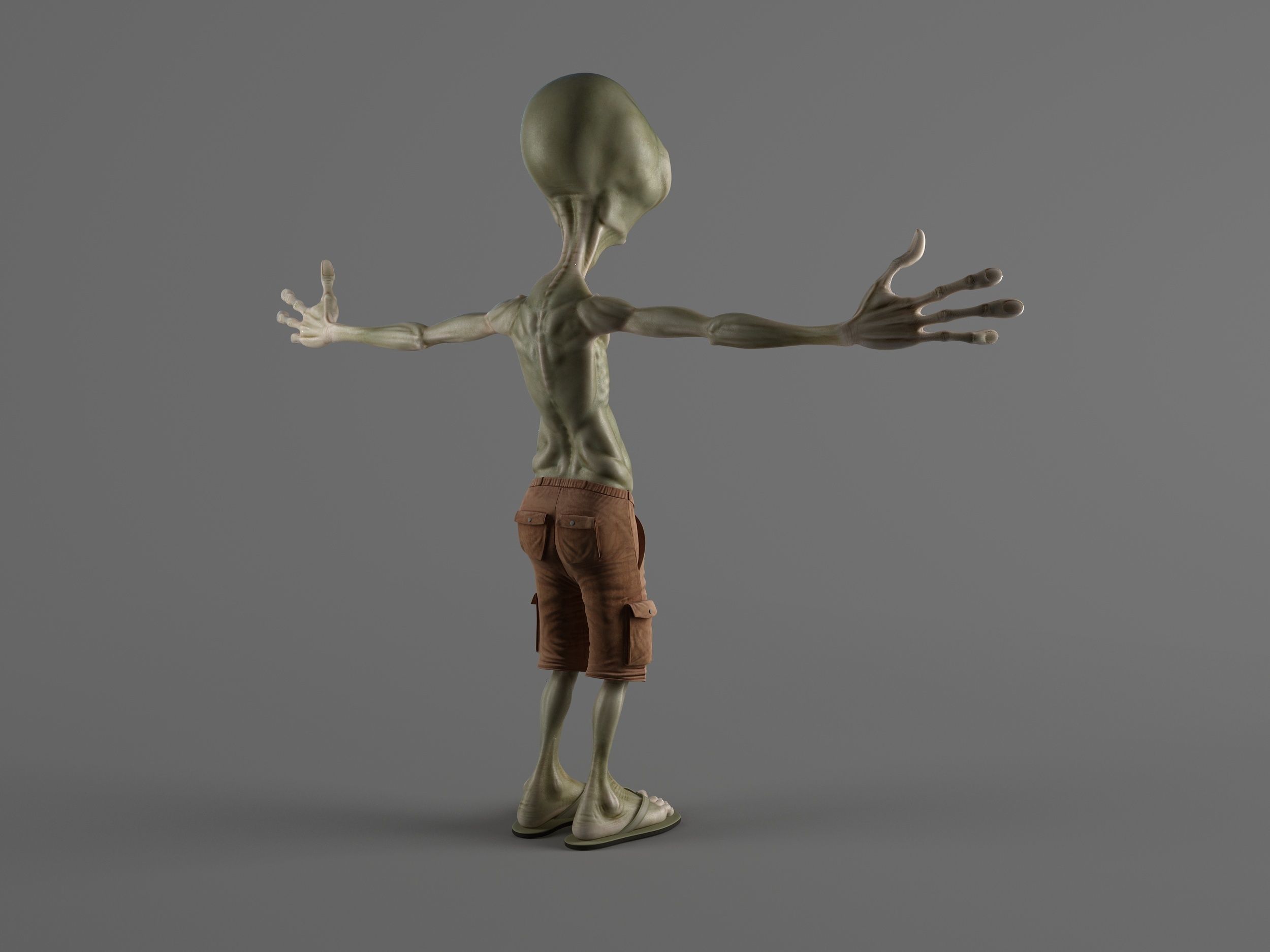 Alien Paul 3D model | CGTrader