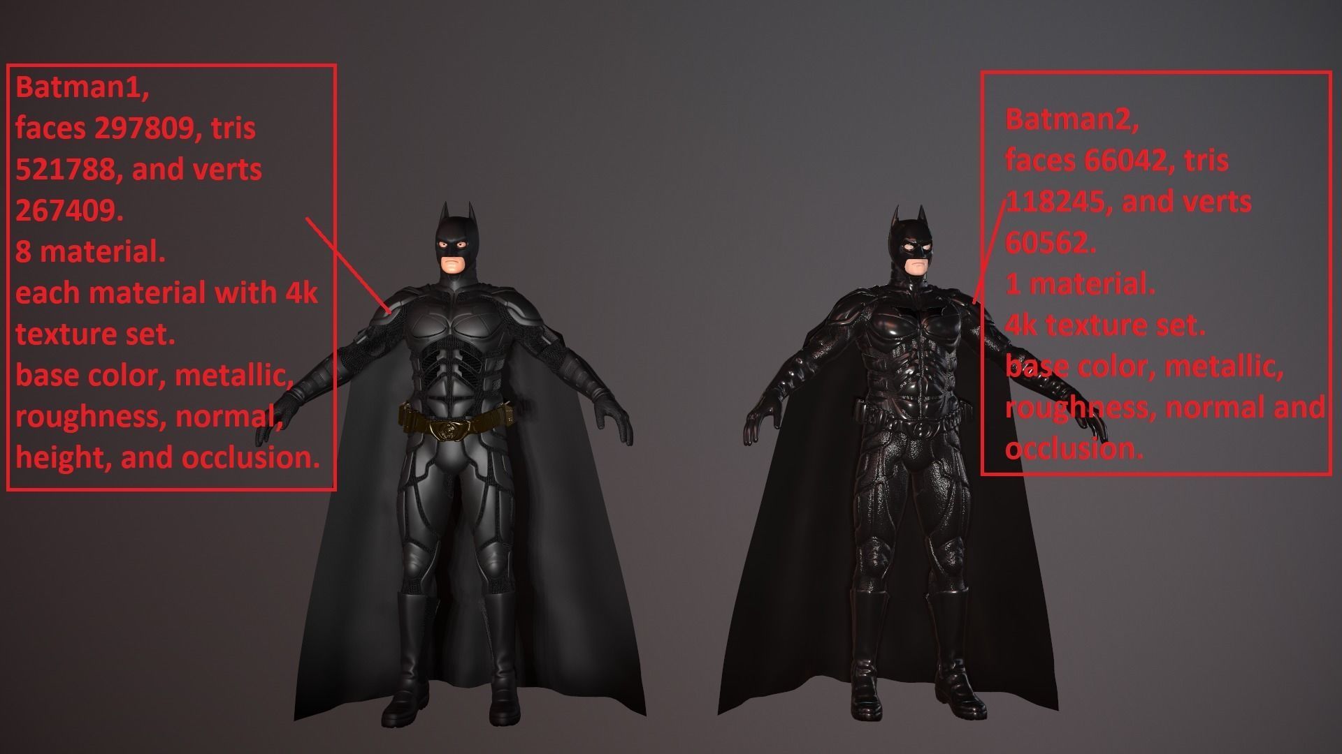 3D model BATMAN VR / AR / low-poly | CGTrader