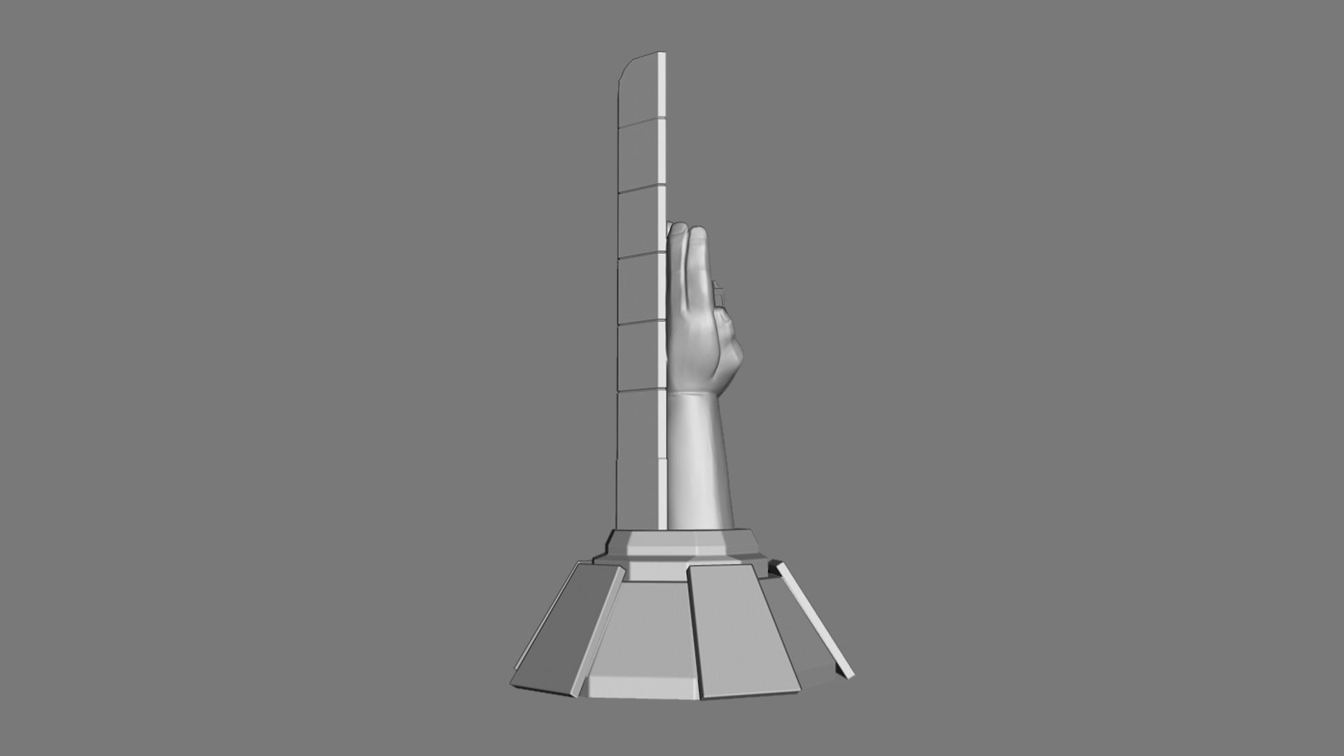 Monument in Chernobyl 3D model 3D printable | CGTrader