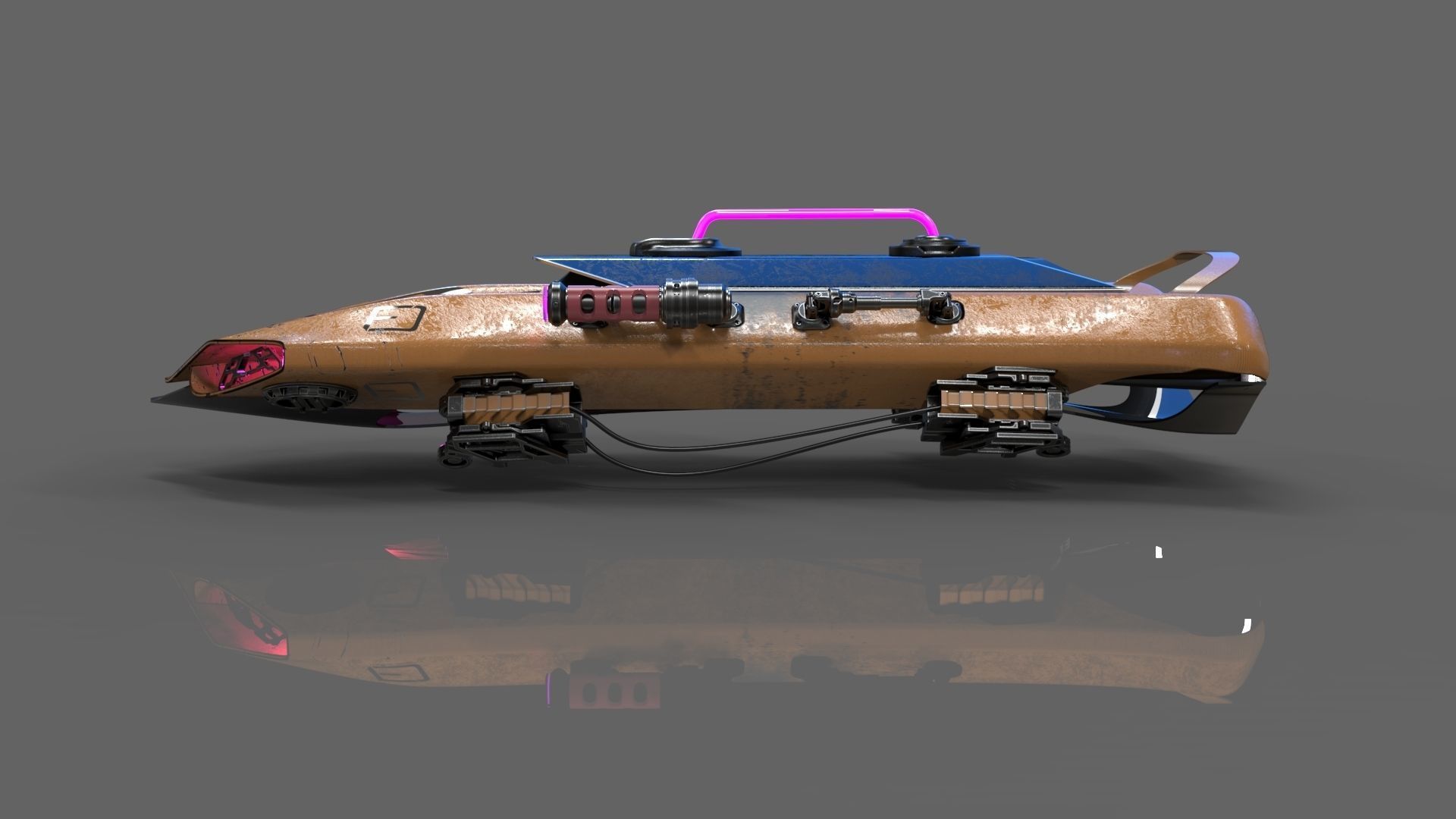 future battle car 3D model | CGTrader