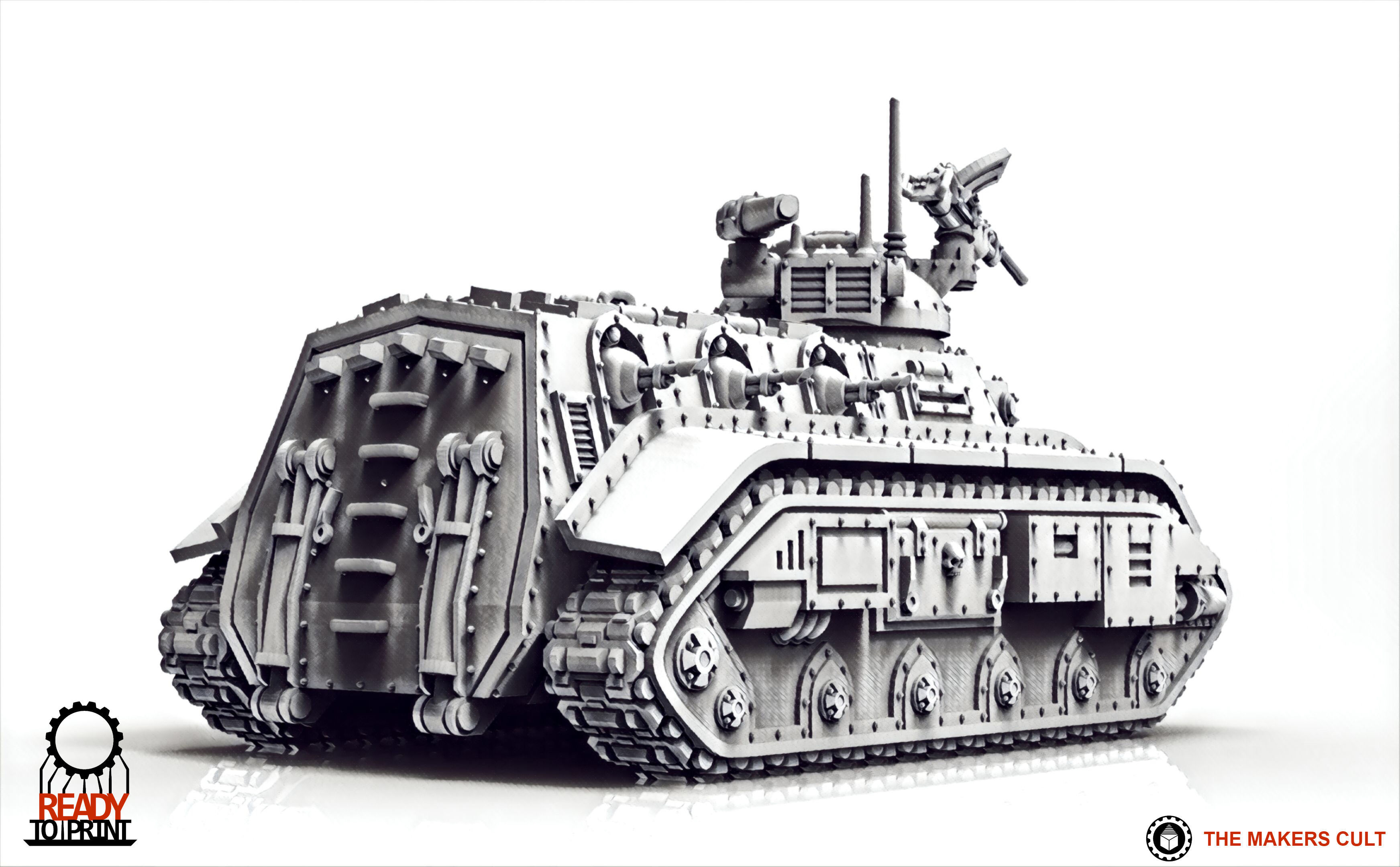 Feudal Guard Transport Tank 3D model 3D printable | CGTrader
