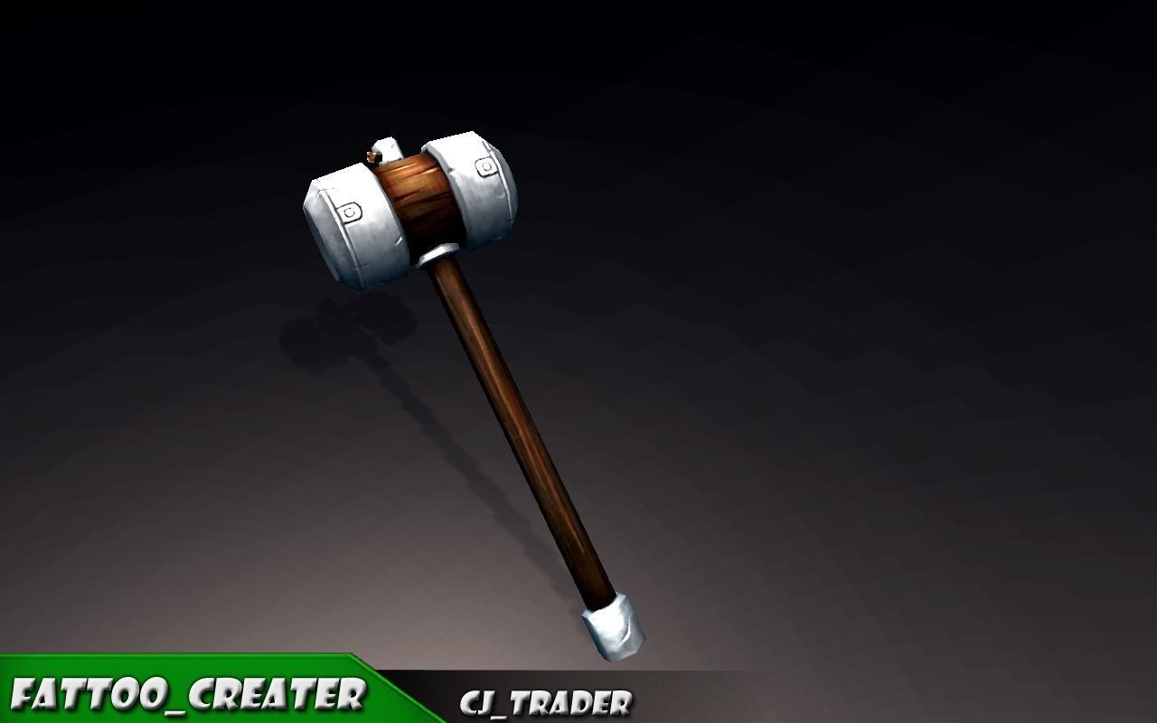 3D model Modern Fantasy Mace Lowpoly 3d model VR / AR / low-poly | CGTrader