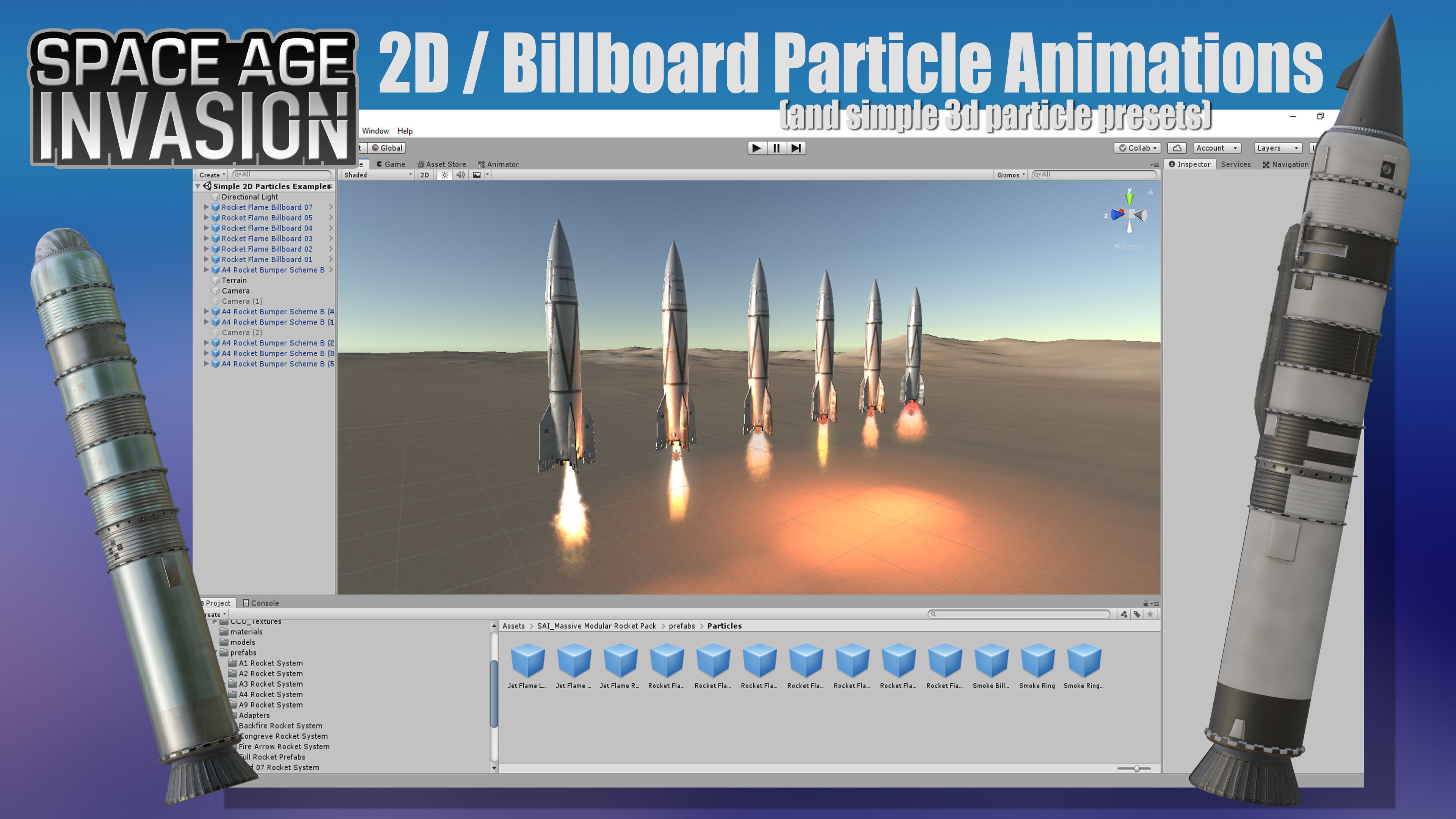 3D model Space Age Invasion Massive Modular Rocket Pack VR / AR / low ...