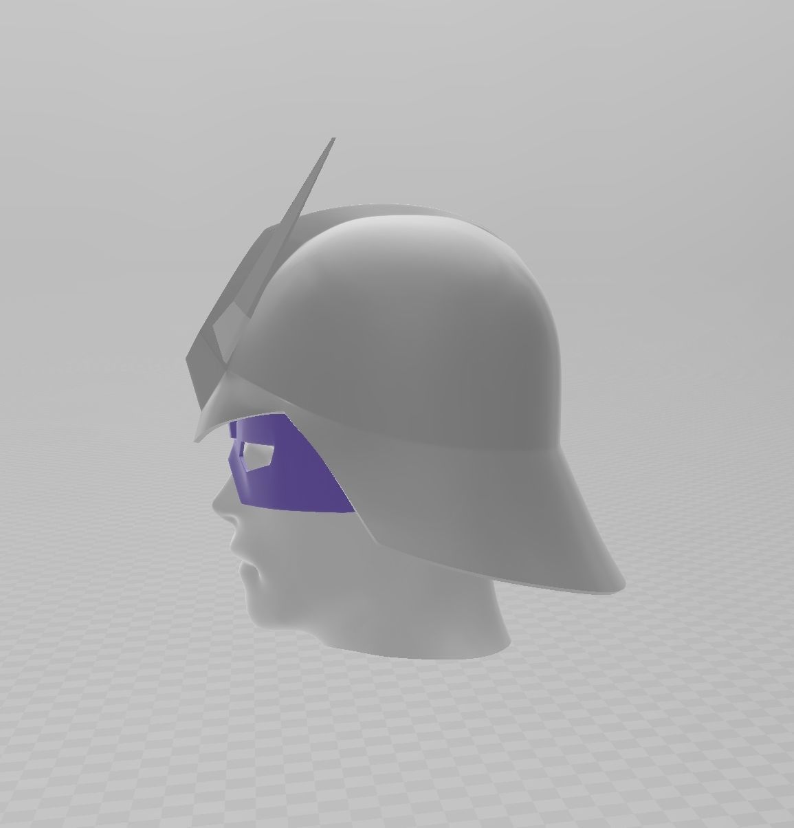 Mobile Suit Gundam 0079 Char Aznable Cosplay Helmet Mask 3D model 3D ...