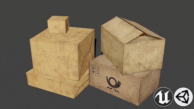 3D model Paper Box VR / AR / low-poly | CGTrader