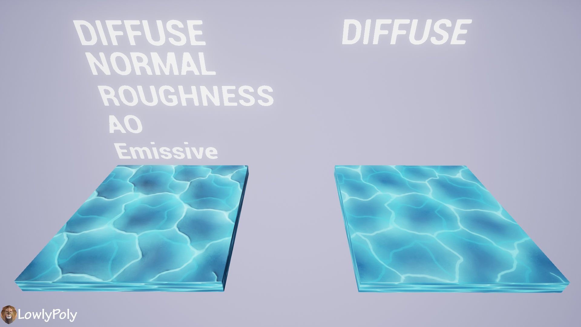 Texture Stylized Water Vol 36 - Hand Painted Textures VR / AR / low ...