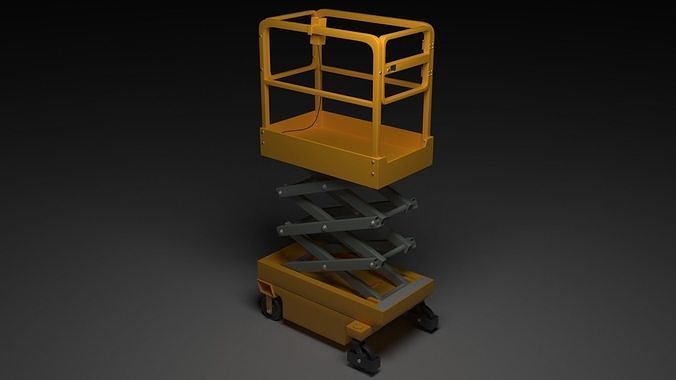 Scissor Hydraulic Lift 3D model 3D model | CGTrader