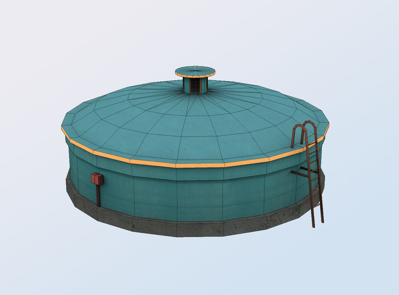 3D model WBKK WATERTANK Kota Kinabalu VR / AR / low-poly | CGTrader