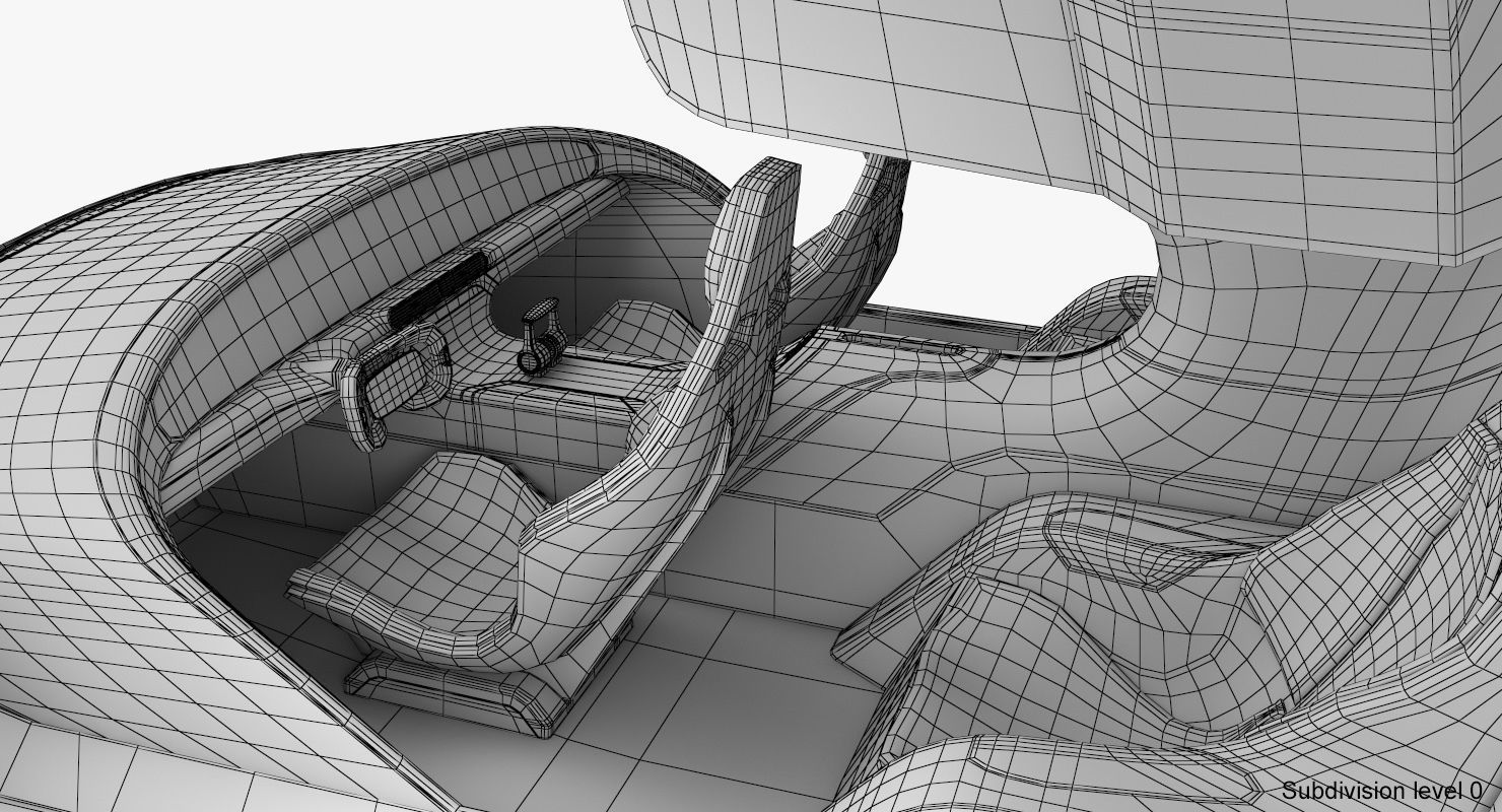 Hover car concept 4 3D model | CGTrader