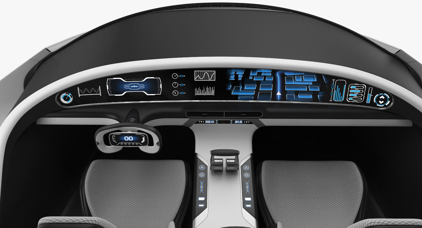 Hover car concept 4 3D model | CGTrader