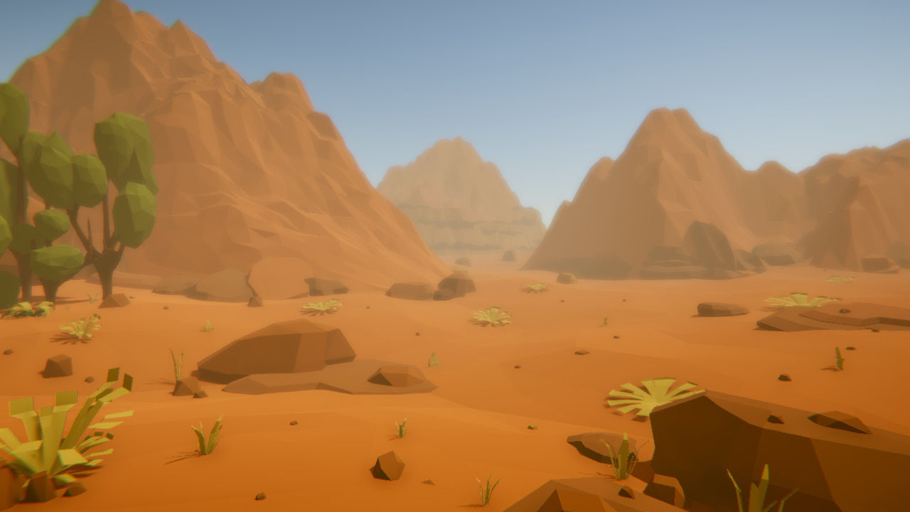 LowPoly Environment Pack free VR / AR / low-poly 3D model | CGTrader