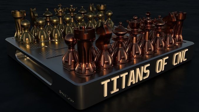 Titans Chess free 3D model | CGTrader