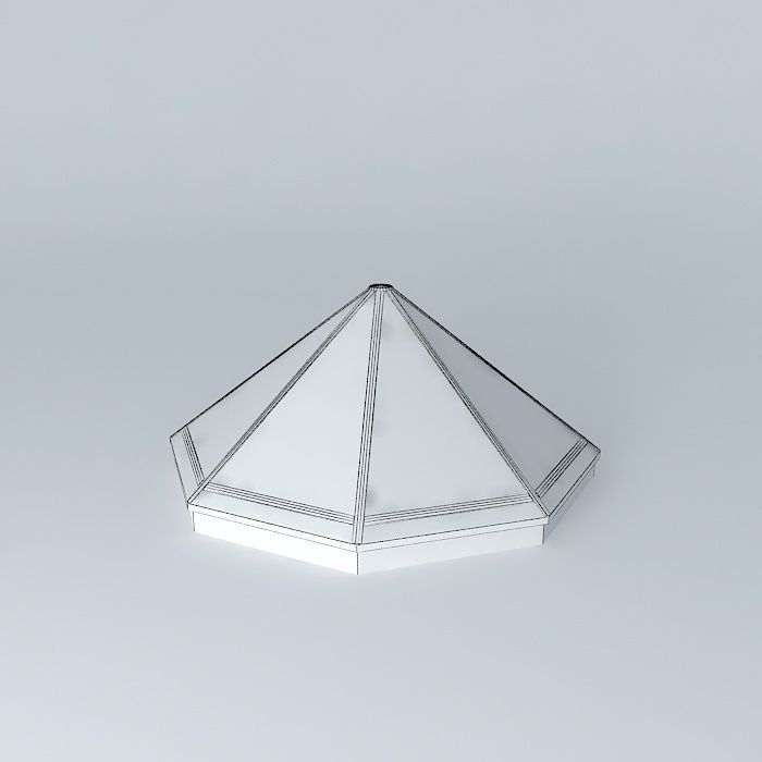 Skylight. Octahedral cone free 3D model | CGTrader