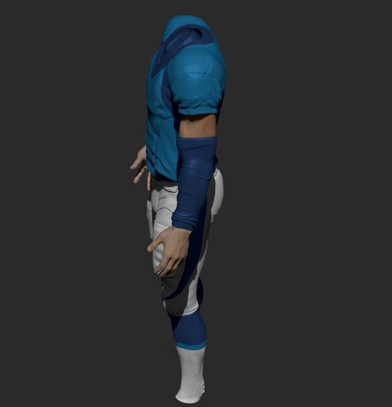 football Uniform with UV Textures 3D model | CGTrader