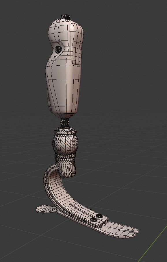 leg protesis 3D model | CGTrader