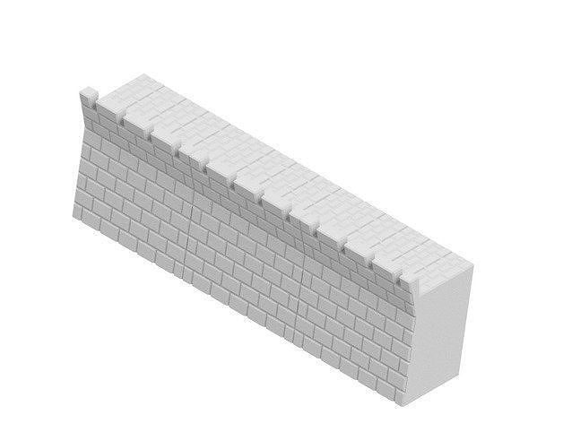 very simple wall free 3D model 3D printable | CGTrader