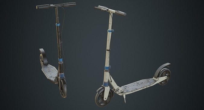3D model Kick Scooter 1B VR / AR / low-poly | CGTrader