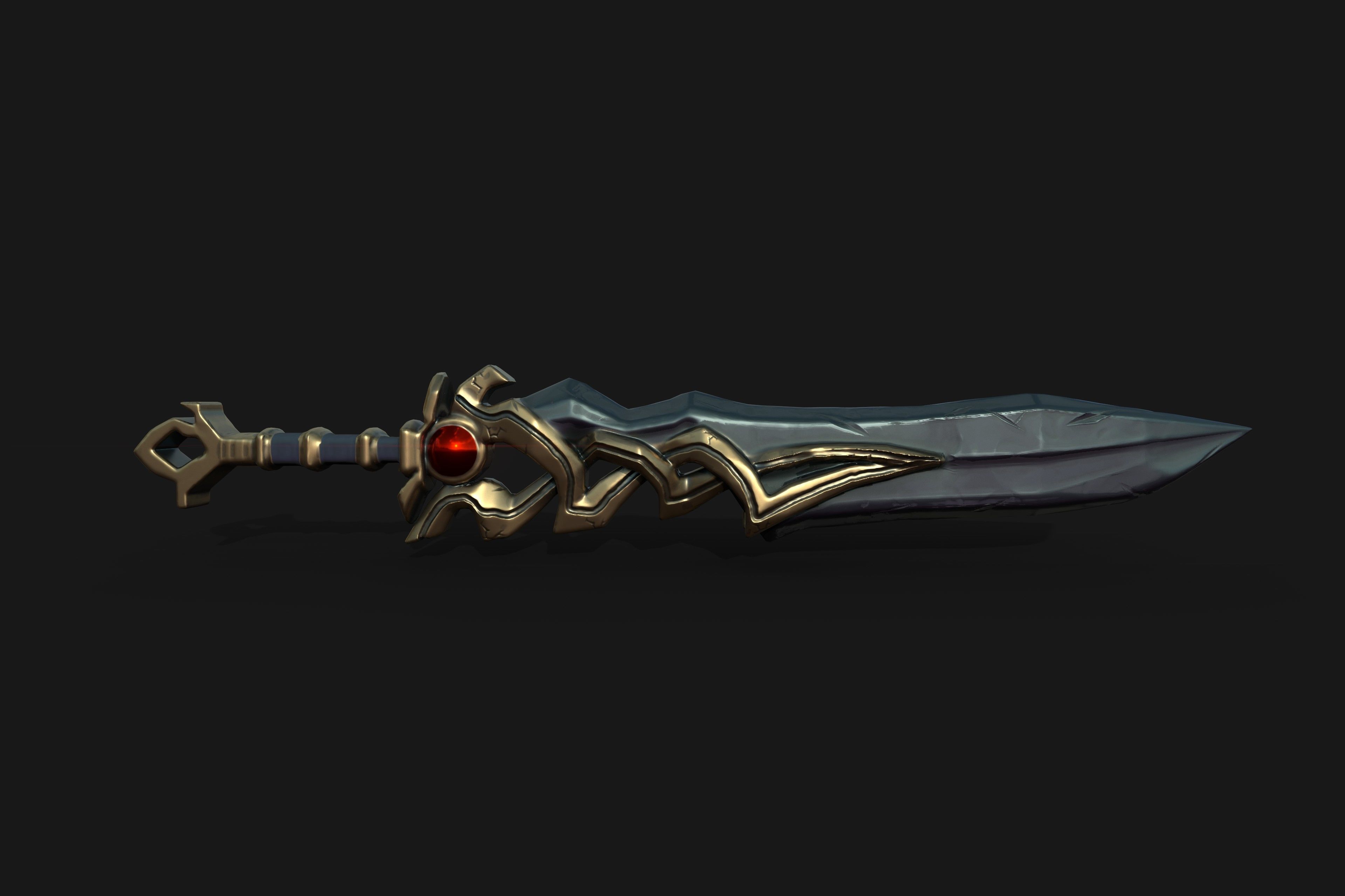 Stylized Fantasy Sword Pack 3D model | CGTrader