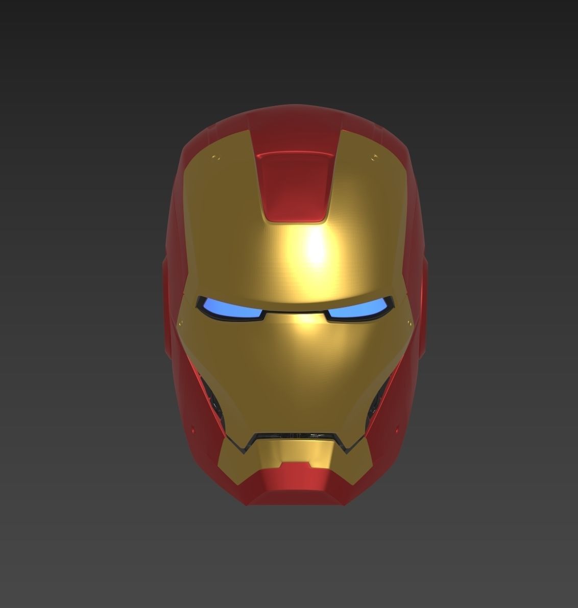 Iron Man Mark 3 MK3 Helmet Cosplay avengers 3D model 3D printable ...