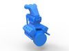 Diecast model V8 engine Scale 1 to 24 3D model 3D printable | CGTrader