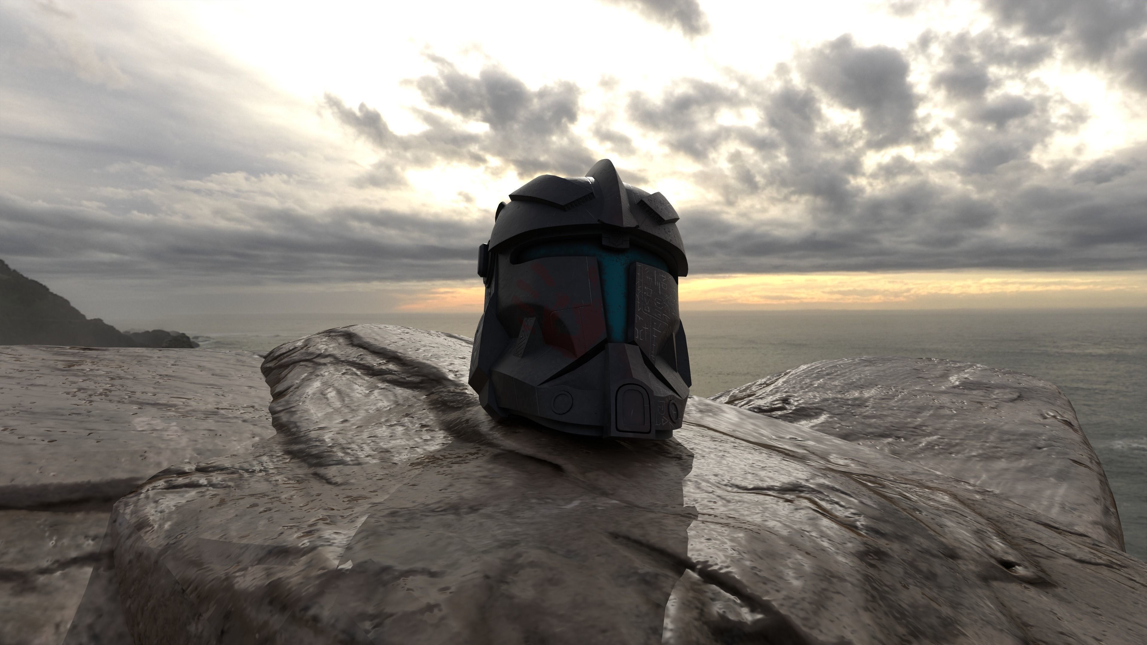 3D model helmet STAR WARS VR / AR / low-poly | CGTrader