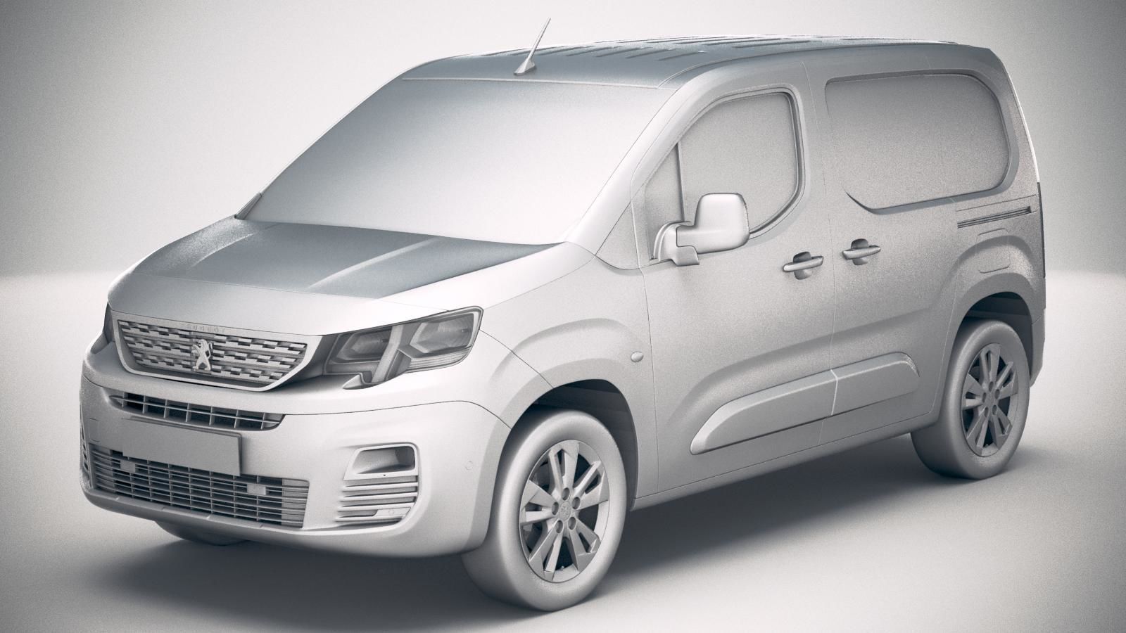 Peugeot Partner 2019 3D model | CGTrader