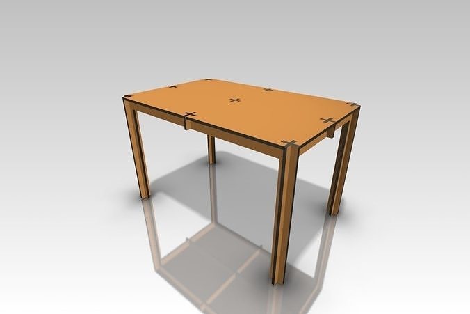 modular table 3D model | CGTrader