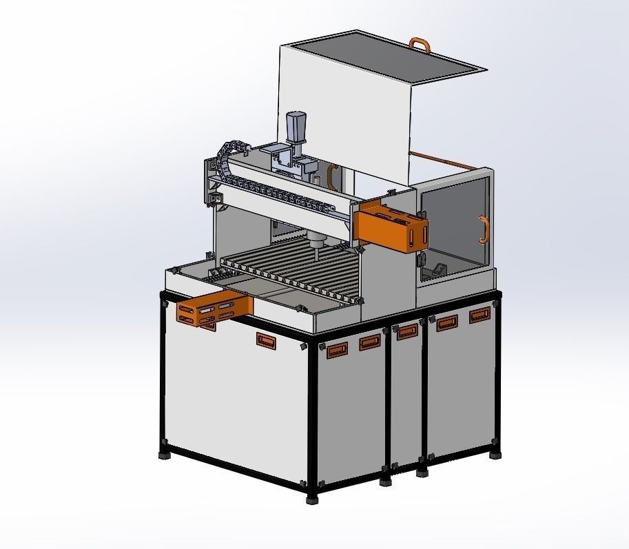 CNC PCB router machine 3D model | CGTrader