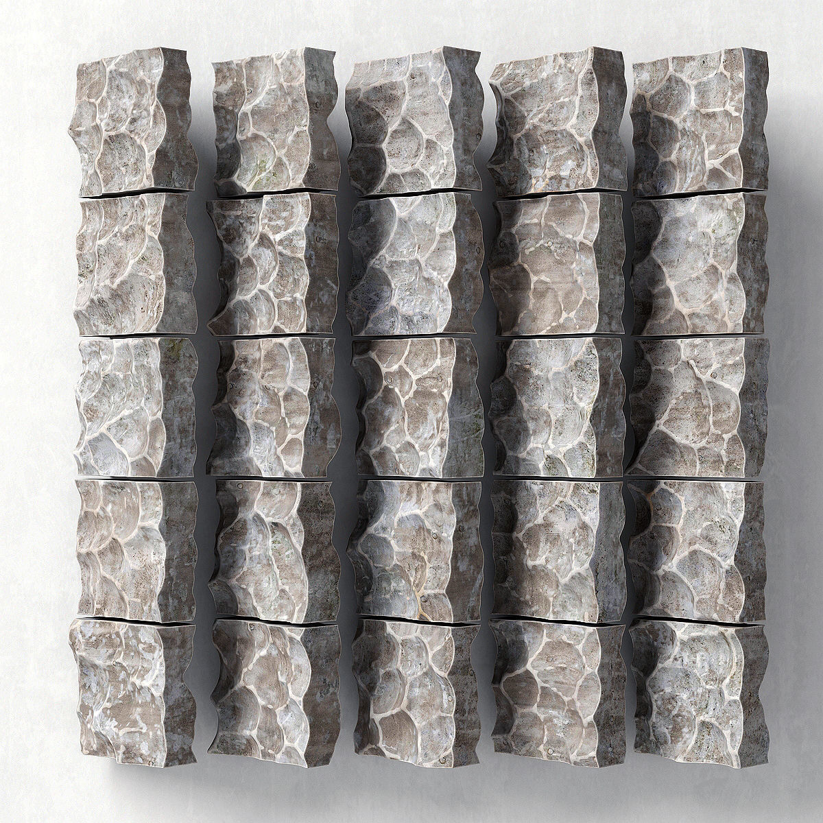 Panel rock stone 3D model | CGTrader