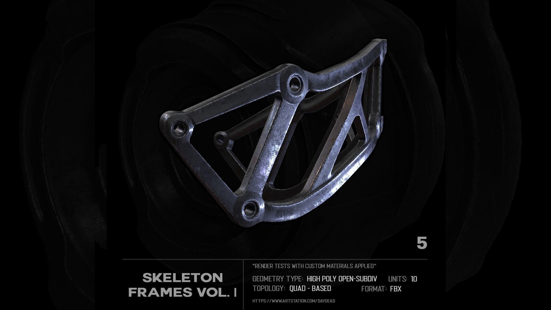 10 Skeleton frames Vol I SUBD 3D model | CGTrader