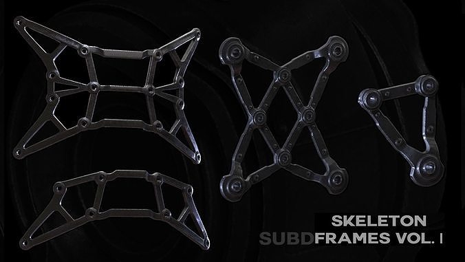 10 Skeleton frames Vol I SUBD 3D model | CGTrader