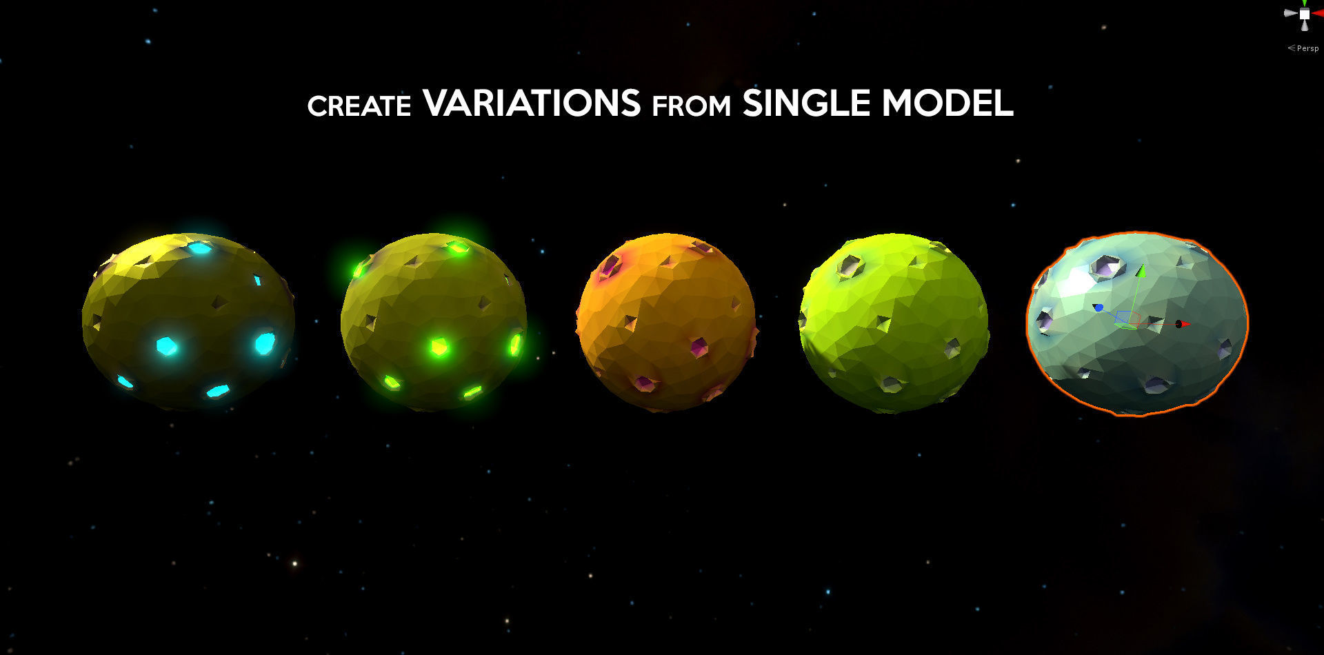 3D model Polygon Planets Pack VR / AR / low-poly animated | CGTrader