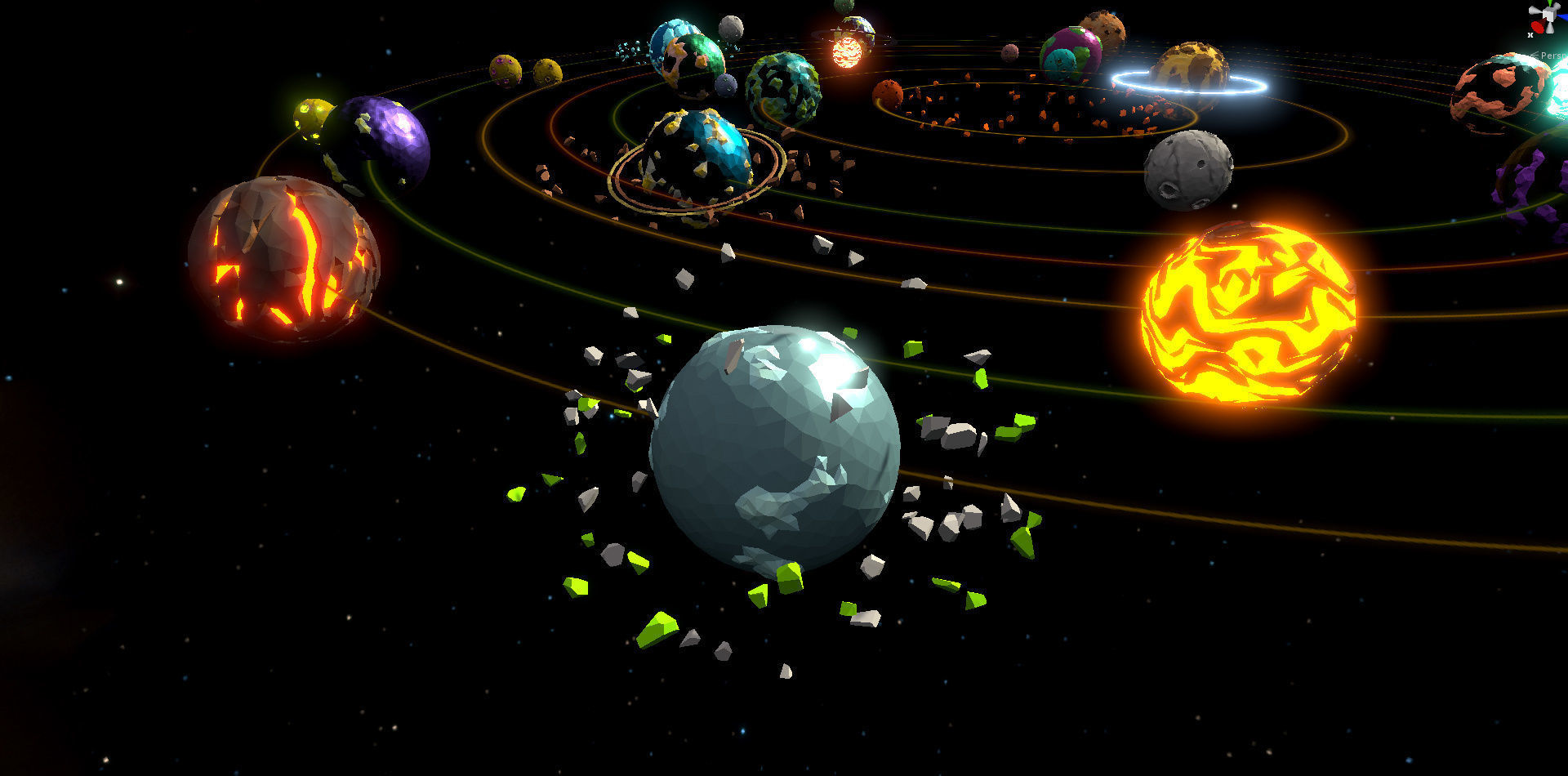 3D model Polygon Planets Pack VR / AR / low-poly animated | CGTrader