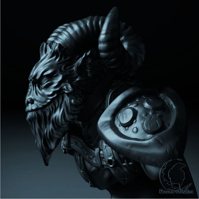 RIKI BUST DOTA 2 3D model 3D printable | CGTrader