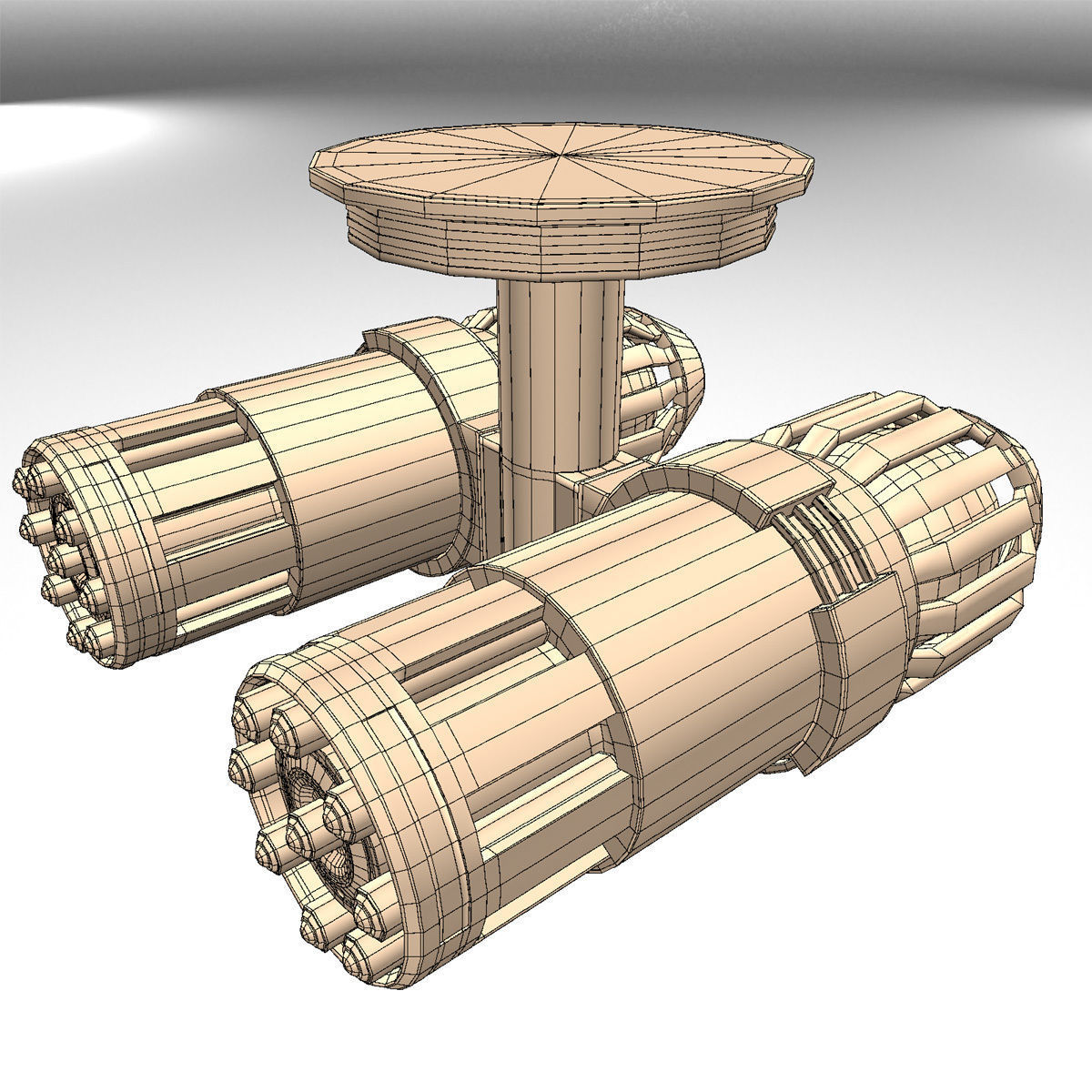 Plasma Chaingun 3D model | CGTrader