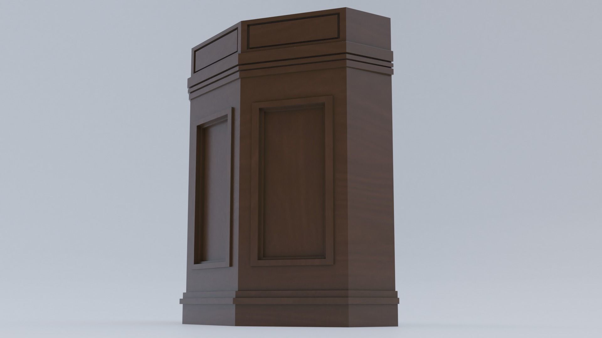 Pulpit Column 3D model | CGTrader
