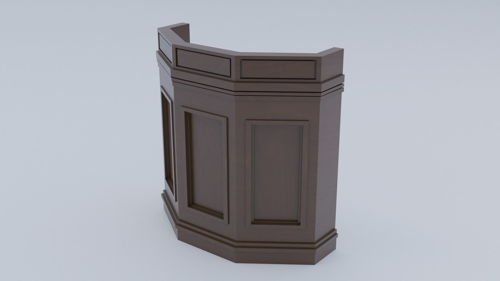 Pulpit Column 3D model | CGTrader