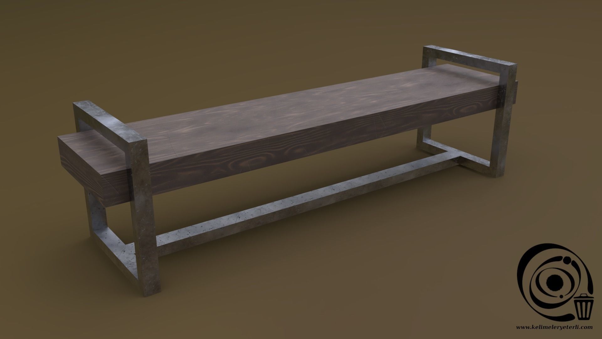 Bench 19 3D model | CGTrader