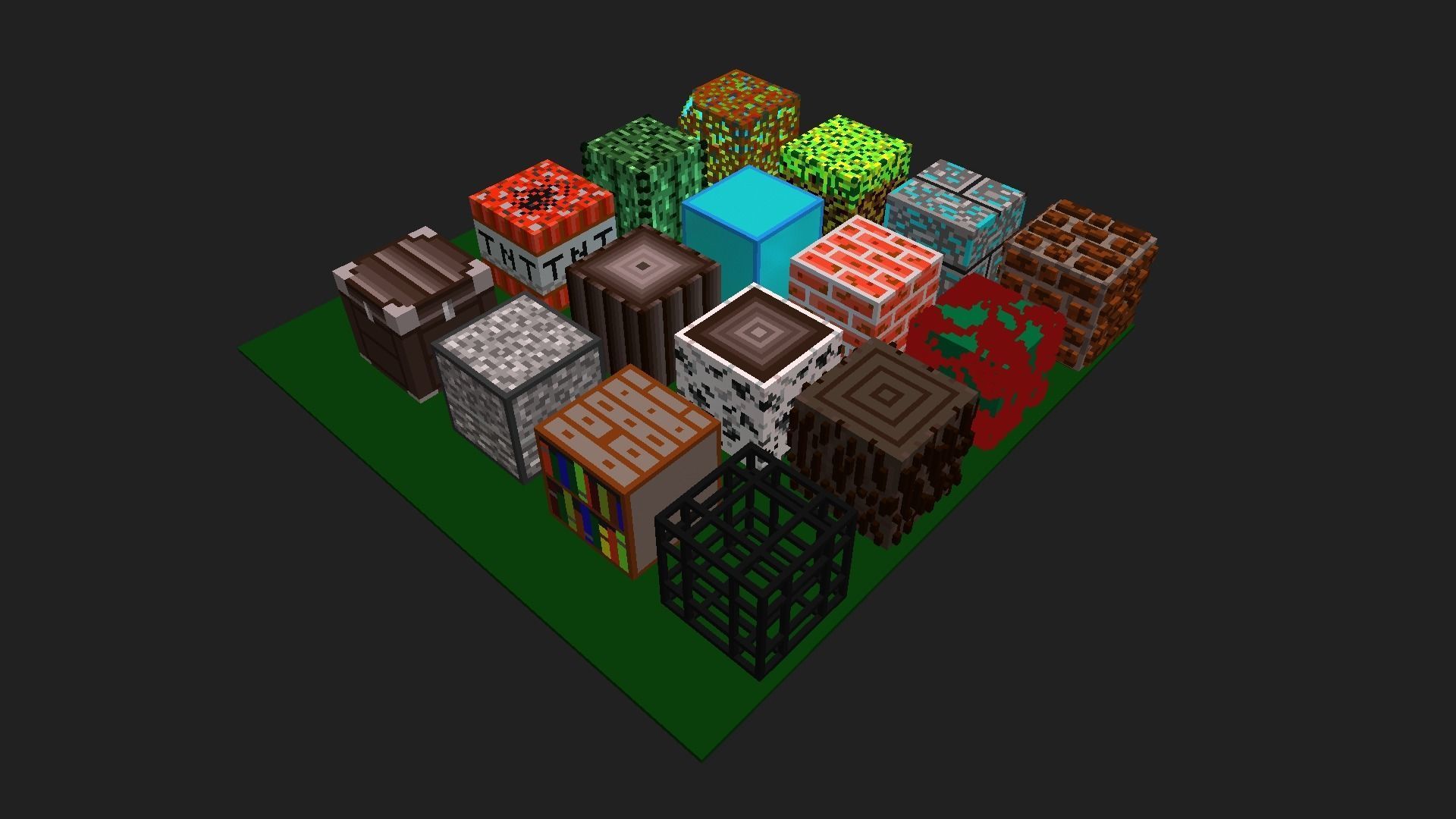 Cube voxel free VR / AR / low-poly 3D model | CGTrader